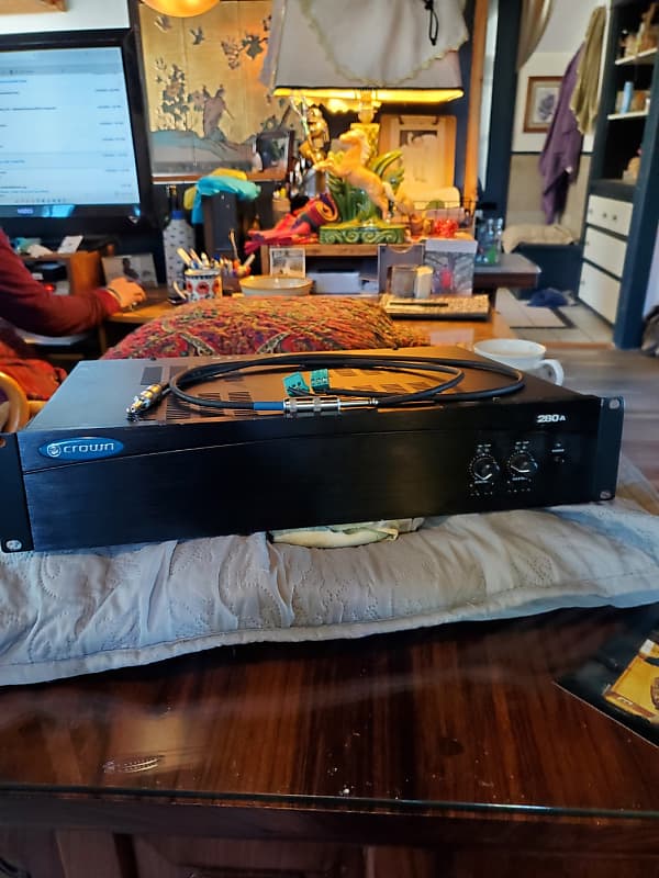 Crown 280A Commercial Power Amplifier 2000s - Black | Reverb