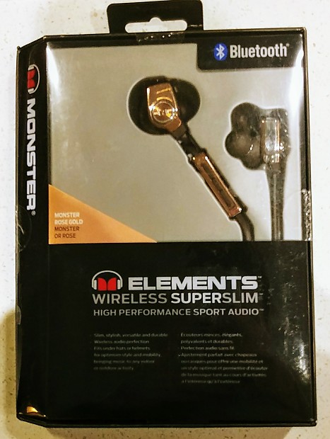 Elements Monster Wireless Superslim Headphones | Reverb