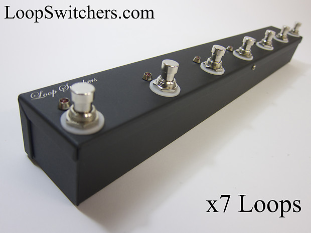 Loop Switchers True Bypass Loop Strip Pedal 7 Channel | Reverb