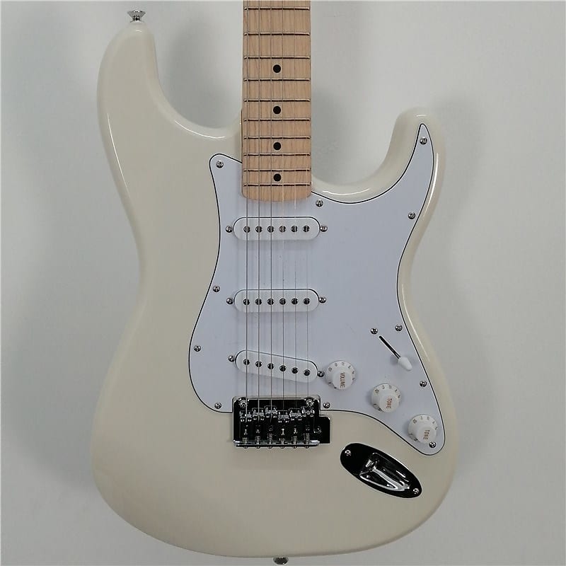 Squier Affinity Series Stratocaster Maple Fingerboard Olympic | Reverb