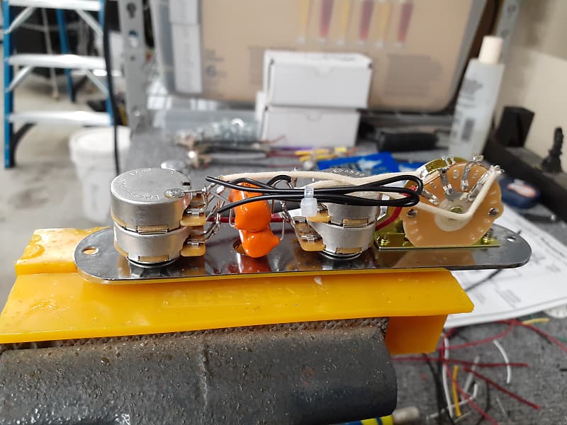 Hoagland Custom Tele Wiring - Independent Concentric V&T | Reverb