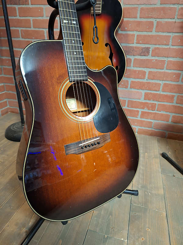 Sigma DM4CV Acoustic Guitar - Tobacco Burst | Reverb