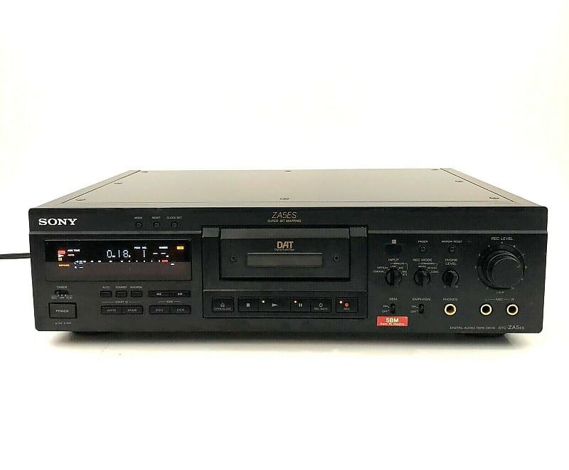 Sony DAT Recorder Player DTC-ZA5ES 1996 Black | Reverb