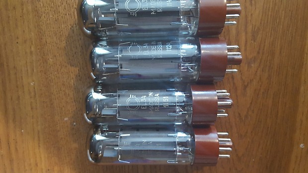 Svetlana Winged C EL34 Matched Quartet | Reverb