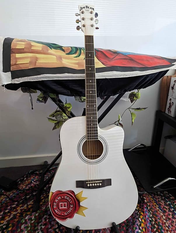 Jim Beam Promo Competition Electric Acoustic Guitar | Reverb Australia
