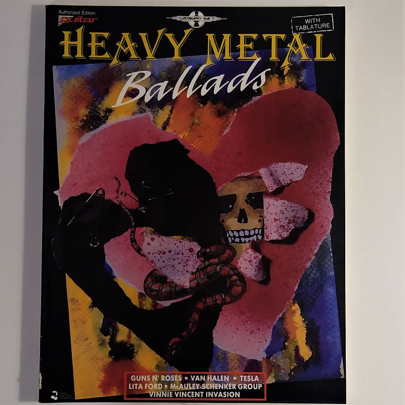 Heavy Metal Ballads with Tablature Songbook Sheet Music | Reverb
