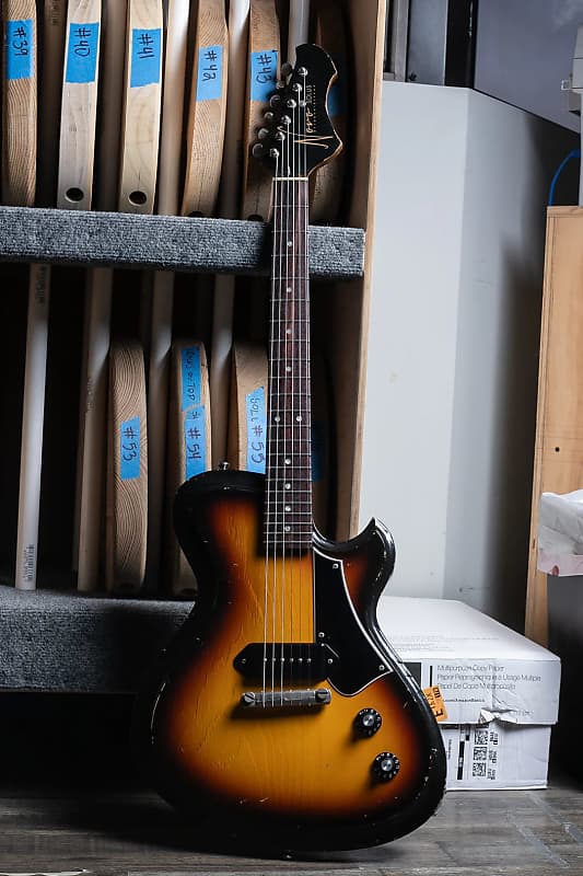 Novo Solus M1 2025 - TV Burst - 3-Ply Black Pick Guard - | Reverb