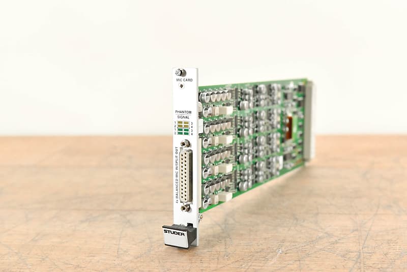 Studer Mic/Line In Card for D21m Modular I/O System | Reverb UK