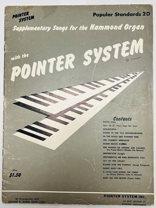 Pointer System - 20 Supplementary Songs for Hammond Organ | Reverb