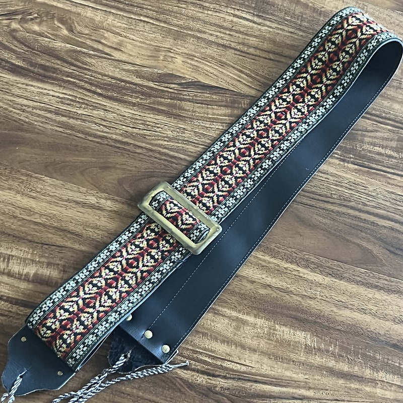 Vintage Guitar Strap 70s Handmade Ace Style for Telecaster | Reverb