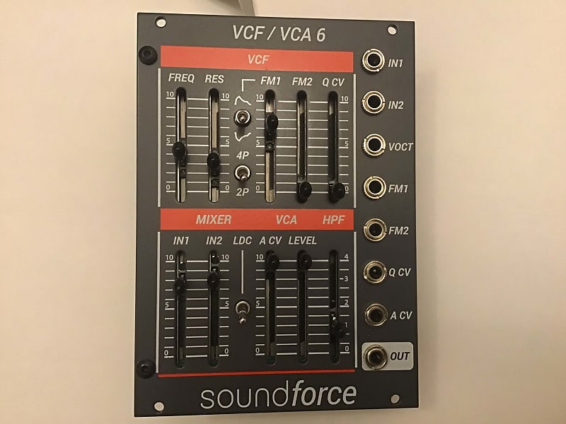 Soundforce VCF/VCA 6 Juno-Style Filter + VCA 2022 - Grey | Reverb
