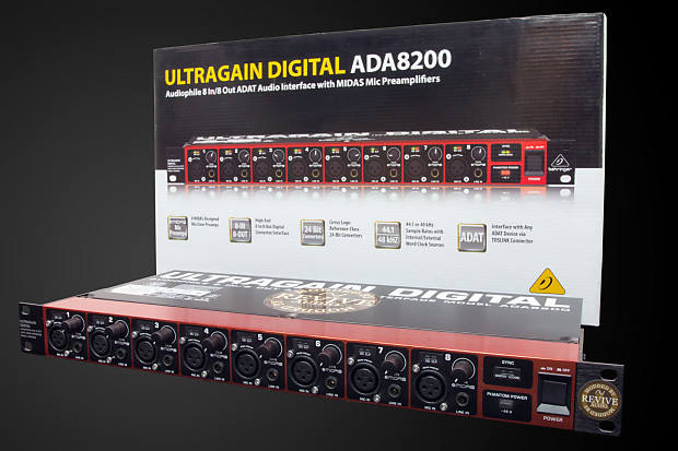 Revive Audio MODIFIED Behringer ADA8200 Eight Channel | Reverb UK