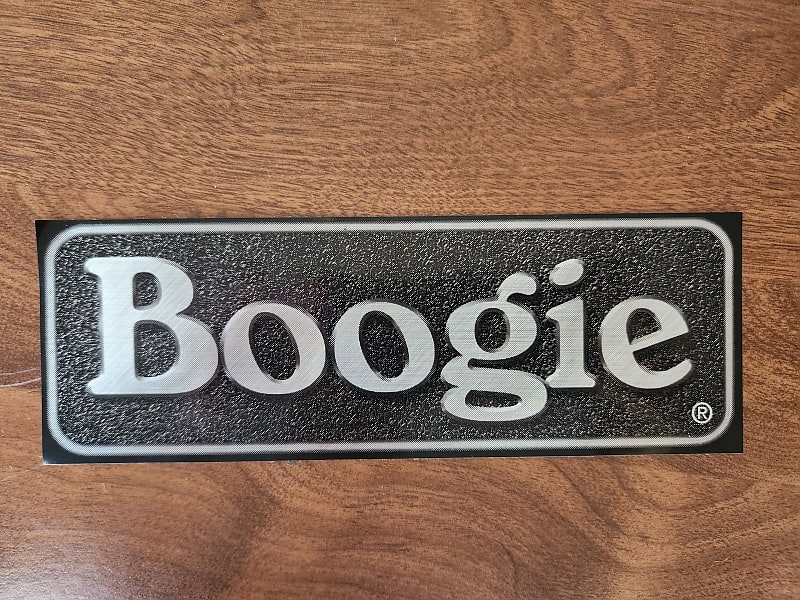 Original, Genuine Mesa Boogie Amplifiers Sticker, 7.5" x 2.5" | Reverb