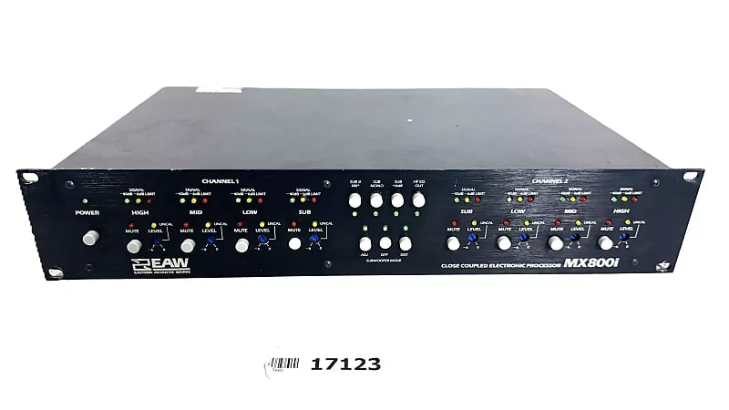 EAW MX800i Signal Processing Unit #17123 (One)THS | Reverb