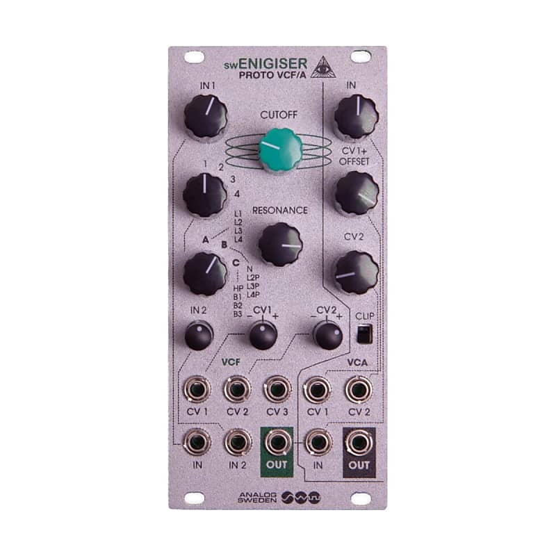 Analog Sweden SWEnigiser Proto VCF/A-Silver | Reverb