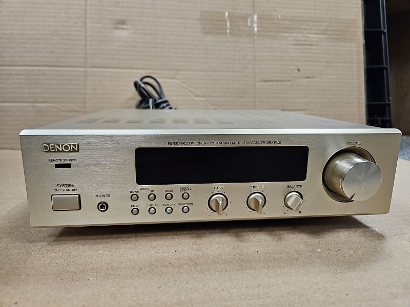 Denon DRA-F100 Personal Component System Am-FM Stereo | Reverb