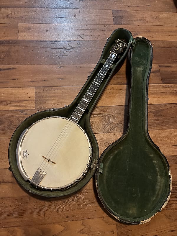 Bacon and Day Supertone Plectrum Tenor 4-string Resonator | Reverb