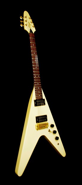 O'Hagan "22" Flying Vee 1982 Cream White. VERY RARE. Made in | Reverb