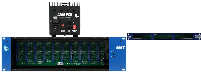API 500V 10-slot 500 Series Lunchbox Bundle with Radial | Reverb