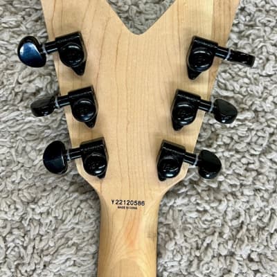 DEAN Razorback X Electric Guitar in Classic Black 6-string | Reverb