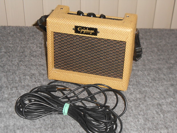 Mini Tweed Amplifier, Epiphone EP-1, battery/AC operation, | Reverb