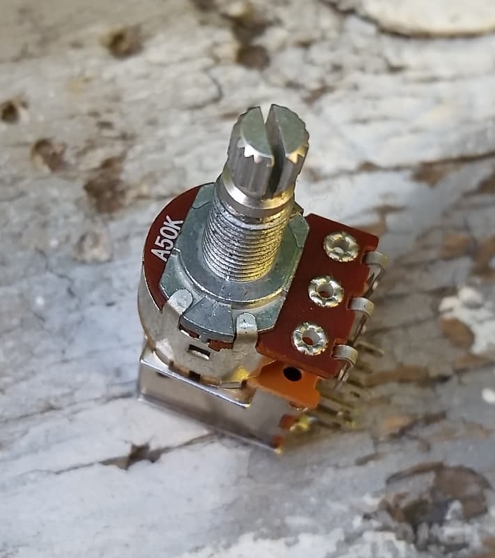 Guitar 50K Volume / Tone potentiometer w/ DPDT Push Pull | Reverb