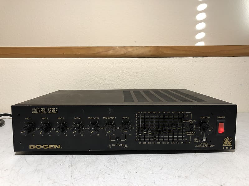 Bogen GS-100 Amplifier Gold Series Amp Audiophile Pro Audio | Reverb
