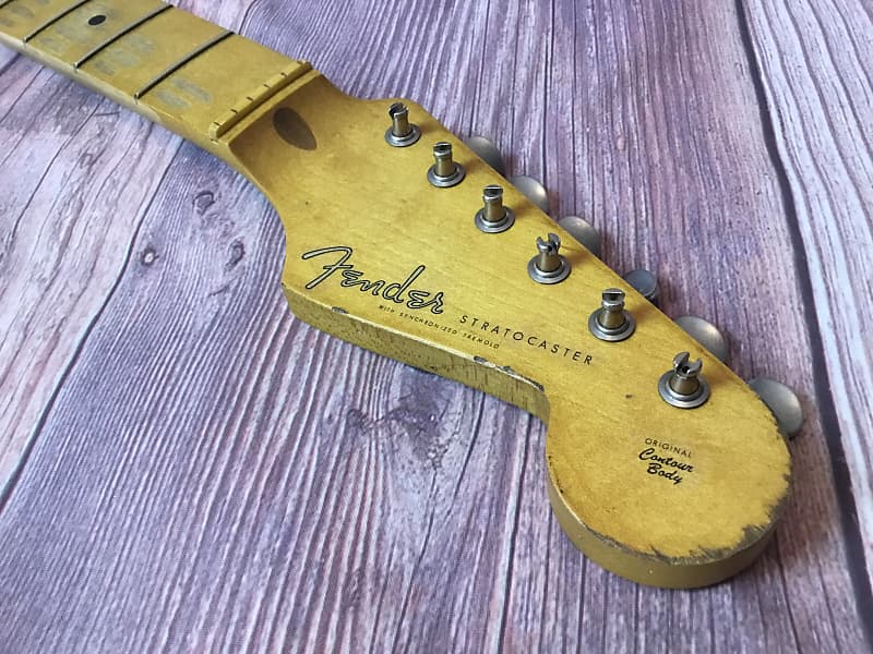 Fender Licensed Relic Strat Neck - Aged Nitro Lacquer | Reverb