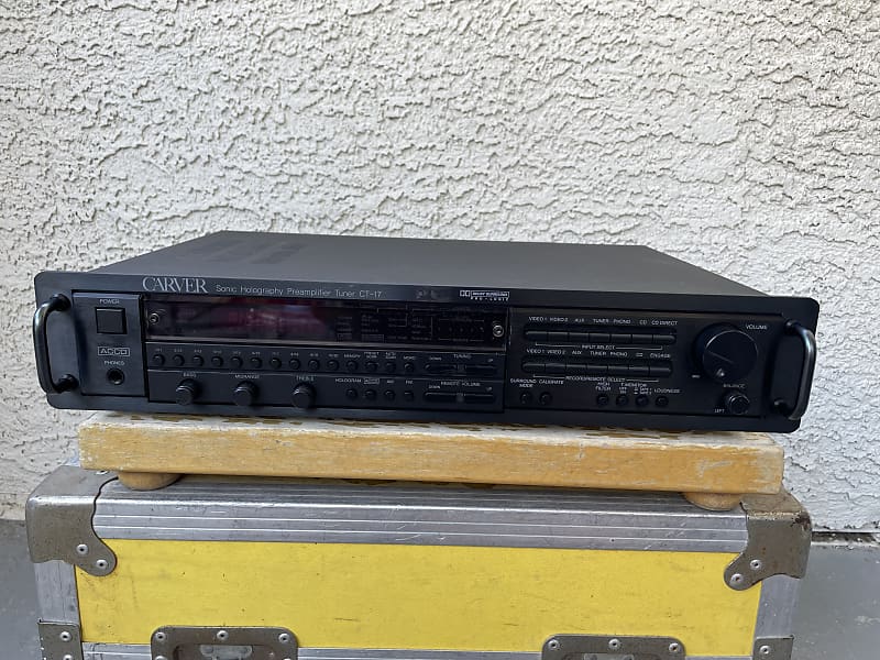 Vintage Carver CT-17 Stereo Preamplifier For Parts Or Repairs | Reverb