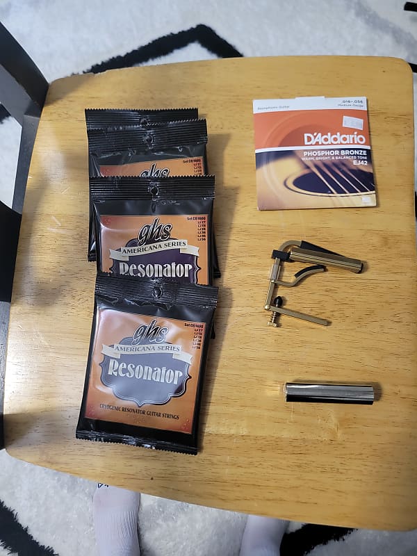 Shubb resonator dobro capo, stevens Steel Slide GHS & | Reverb