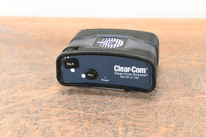 Clear-Com RS-701 Single-Channel Intercom Beltpack CG01DJ0 | Reverb