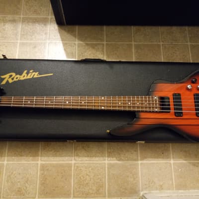 Rare Robin Machete 5 string bass 1988 Sunburst | Reverb