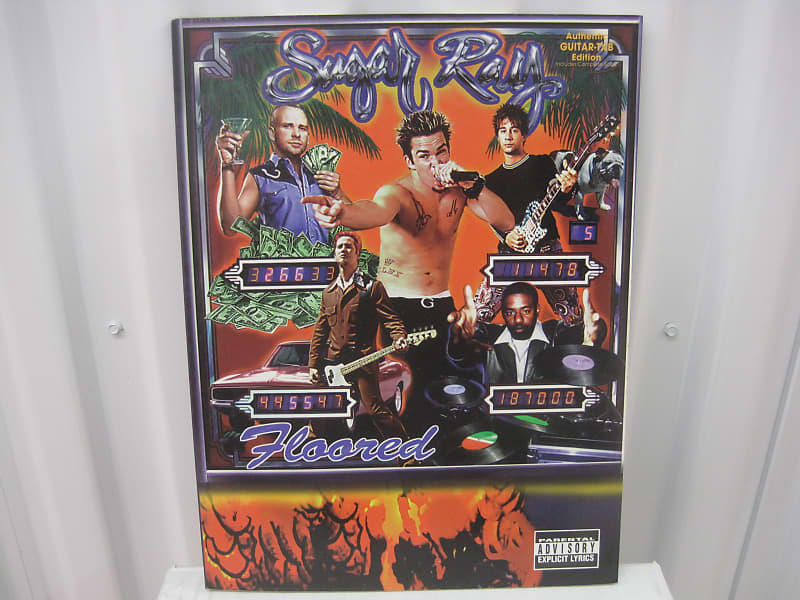 Sugar Ray Floored Sheet Music Song Book Songbook Guitar Tab | Reverb