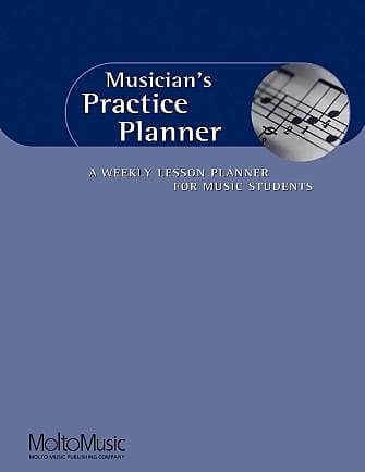 Musician's Practice Planner A Weekly Lesson Planner for Music | Reverb