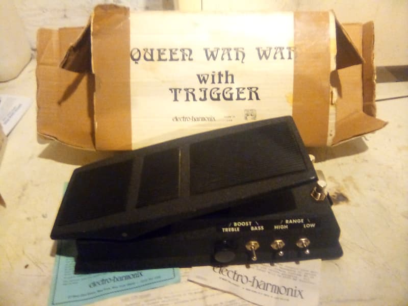 Electro-Harmonix Queen Wah Wah Trigger pedal 1977 Black | Reverb UK