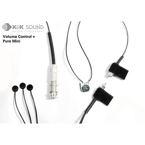 K&K Acoustic Pickups - Pure Mini + Volume Control | Reverb