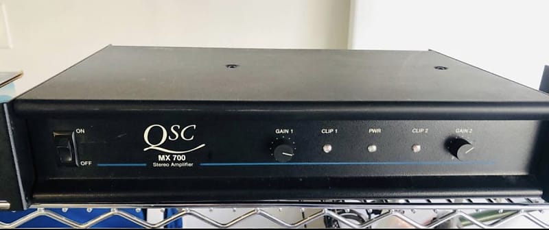 QSC MX 700 2000 Black | Reverb