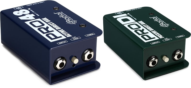 Radial Pro48 1-channel Active 48v Direct Box Bundle with | Reverb