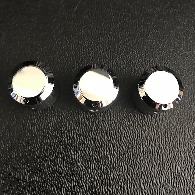 John East Chrome J-Retro Knobs - Chrome | Reverb
