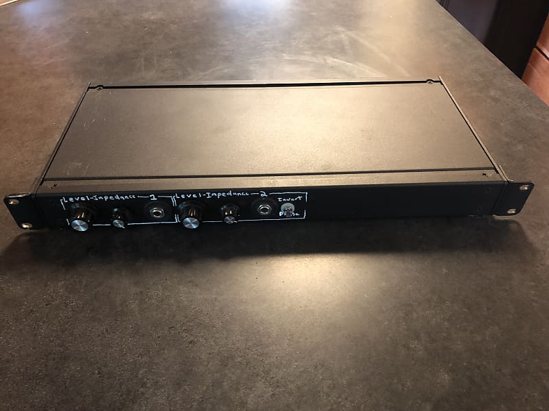 Handmade Stereo Guitar Reamp Rack Box | Reverb