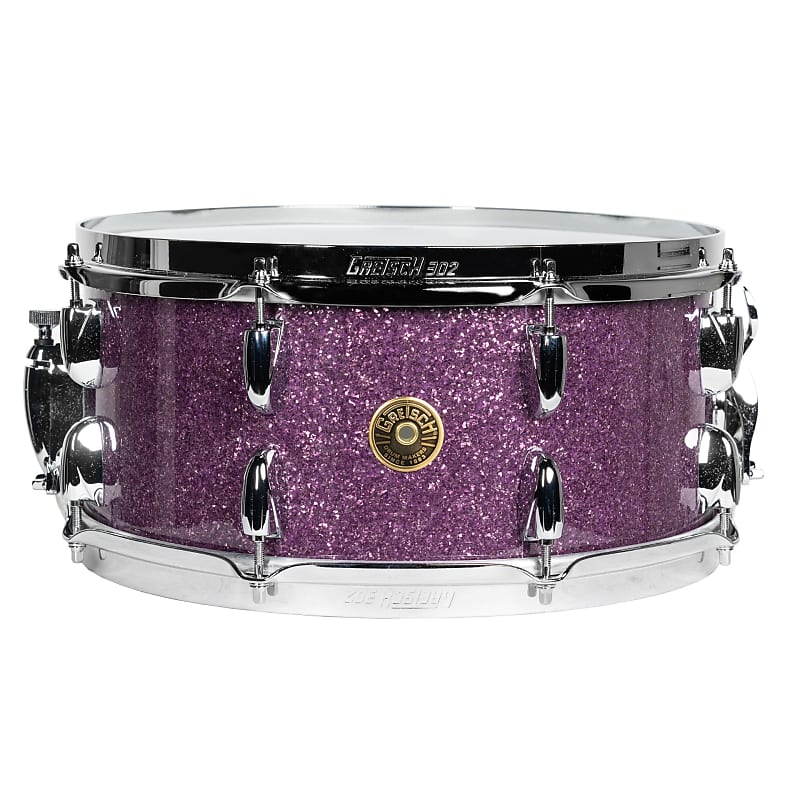 Gretsch Broadkaster 6.5x14 Snare Drum - Purple Glass | Reverb