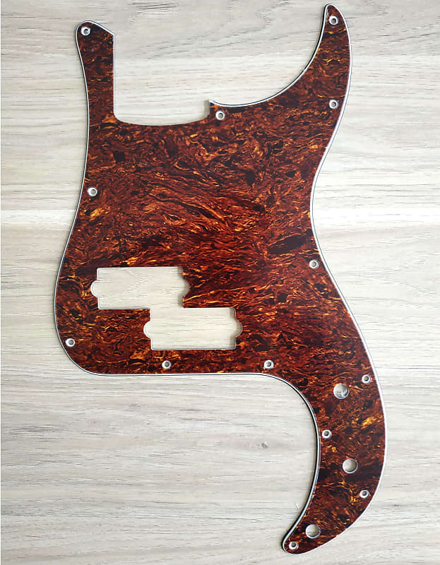 Precision Bass Red tortoise 3ply Pickguard P-Bass® USA - pots | Reverb
