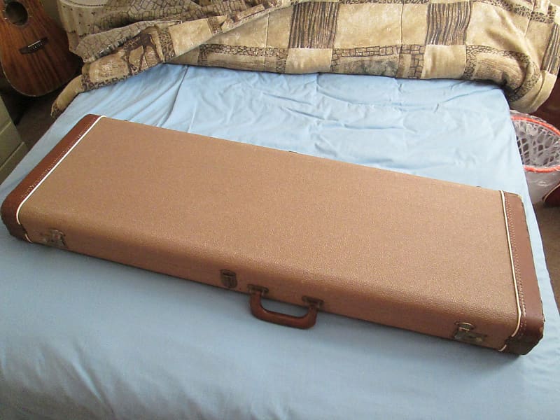 Original 1963 Brown Fender Jazzmaster-Jaguar Case | Reverb