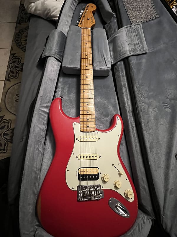 Fender Vintera Road Worn '50s Fiesta Red Stratocaster | Reverb