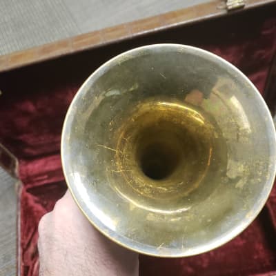 Vintage F. Besson Pre-War Model 130 Large-Bore Trumpet W/ | Reverb