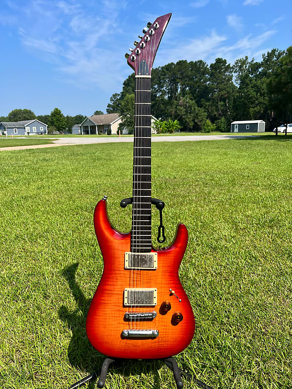 Warmoth Soloist 2003 - Red-Yellow Sunburst | Reverb