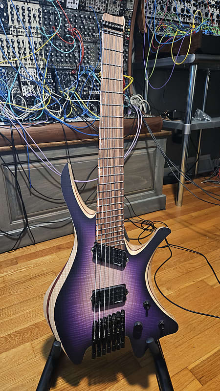 Skervesen Shoggie DC 7FF 2021 - Purple Burst, rare top wood | Reverb