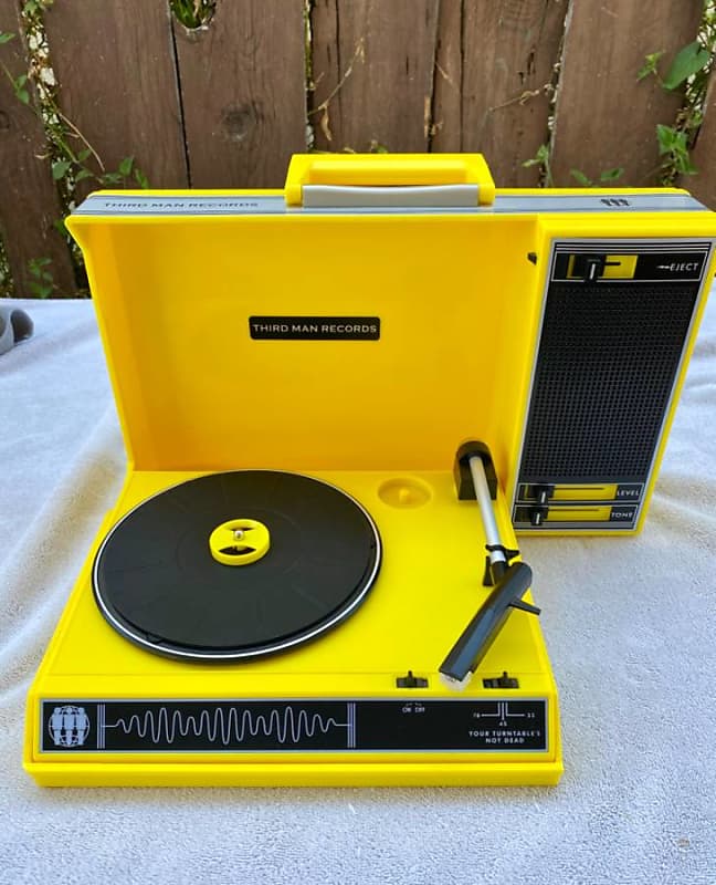 Third Man Records Spinnerette Turntable - Yellow | Reverb