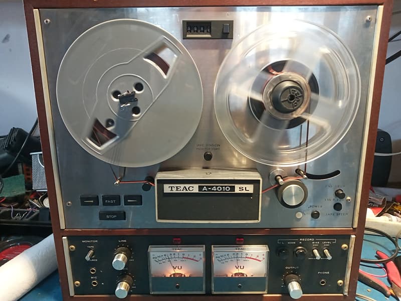 Serviced TEAC A-4010SL Solid Made Bi-directional Reel Tape | Reverb