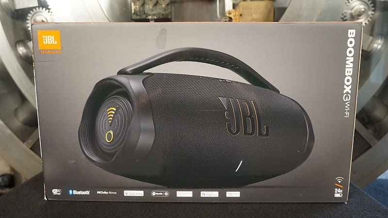 JBL Boombox 3 Wi-Fi Portable Waterproof Bluetooth Party | Reverb